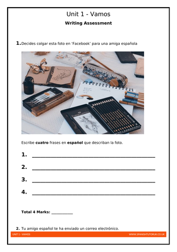Year 7 - End of Unit Writing Assessments | Teaching Resources