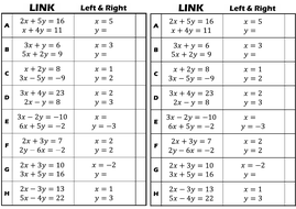 Solving Simultaneous Equations by Balancing Coefficients - Link ...