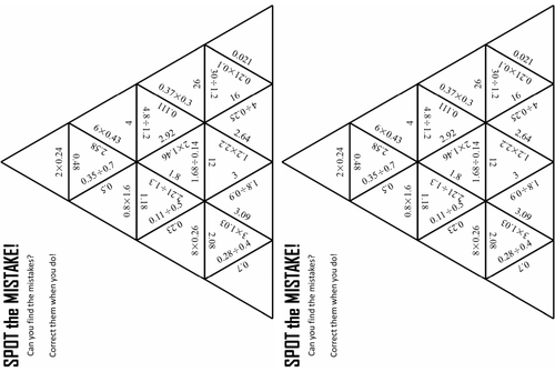 Multiplying & Dividing 2 Digid Decimals - Spot the Mistake | Teaching ...