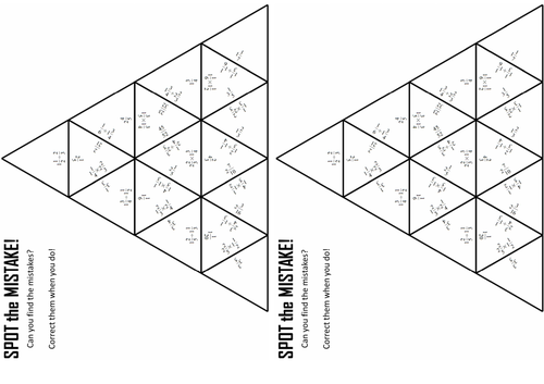 Multiplying & Dividing Mixed Numbers - Spot the Mistake | Teaching ...