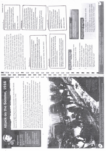 Attempts of Breaking the stalemate - World War 1 | Teaching Resources