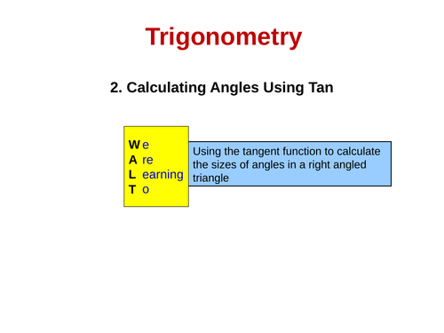 Trigonometry (SOHCAHTOA) | Teaching Resources
