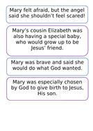 RE The Annunciation (Angel Gabriel appears to Mary) Worksheet and ...