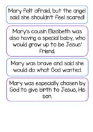 RE The Annunciation (Angel Gabriel appears to Mary) Worksheet and ...