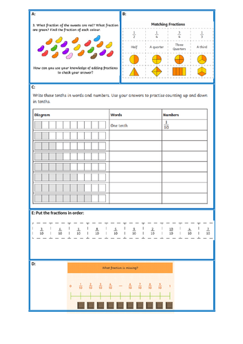 FRACTIONS Year3 | Teaching Resources