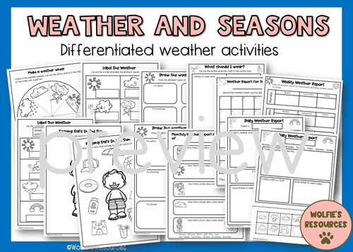 Weather and Seasons Year 1 | Teaching Resources