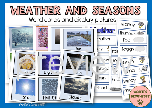 Weather and Seasons Year 1 | Teaching Resources
