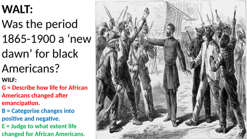 Life for African Americans after Slavery | Teaching Resources