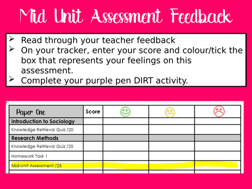 Research Methods (9-1) Mid Unit Assessment | Teaching Resources