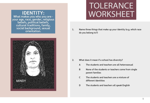 Tolerance Worksheet (UK) | Teaching Resources