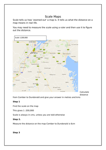 Master Map Scales: The Ultimate Worksheet | Teaching Resources
