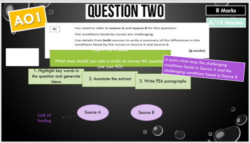 AQA English Language Paper 2 - Section A - Q1, 2, 3 and 4 | Teaching ...