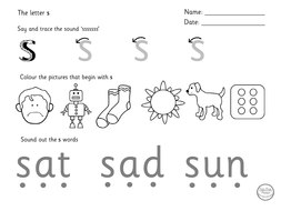 Phase 2 Phonics worksheets | Teaching Resources