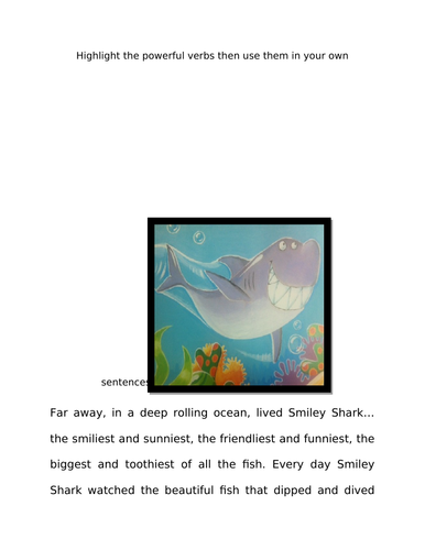 Smiley Shark 3 week Lesson plans | Teaching Resources