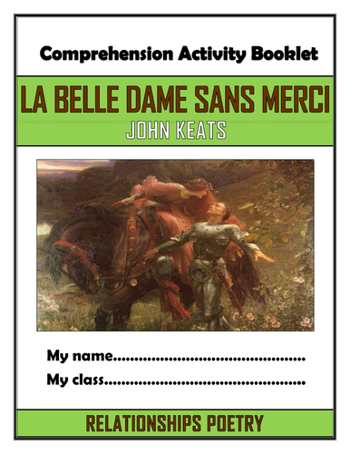 La Belle Dame Sans Merci - John Keats - Bundle! | Teaching Resources