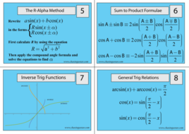 A-Level maths revision flash cards | Teaching Resources
