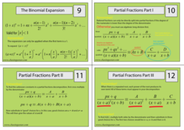 A-Level maths revision flash cards | Teaching Resources