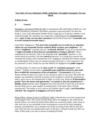 Tort Law Bundle (9 items) | Teaching Resources