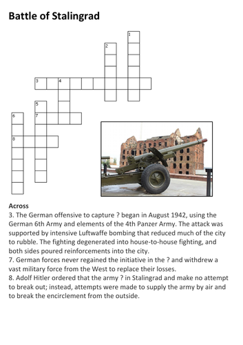 The Battle of Stalingrad Activity Bundle | Teaching Resources