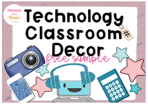 Technology Theme Classroom Decor | Teaching Resources
