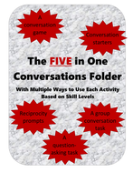 5 in 1 Conversations Folder - for a wide range of levels | Teaching ...
