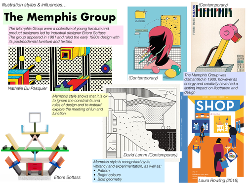 Illustration / Art Design Movement Influences - NCFE / Graphic Design ...