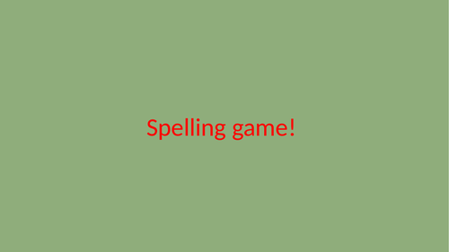 Fun Spelling Game for Upper Primary! | Teaching Resources