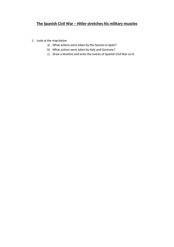 Spanish Civil War | Teaching Resources