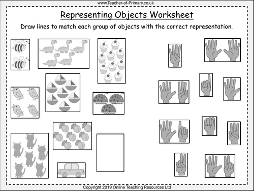 Representing Objects - Year 1 | Teaching Resources