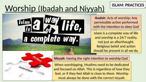 Islam Practices GCSE Religious Studies (RS) | Teaching Resources
