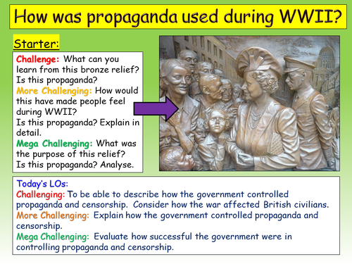 Propaganda WWII | Teaching Resources