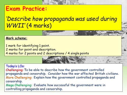 Propaganda WWII | Teaching Resources