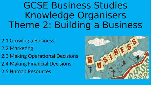 GCSE Business Studies (9-1) Knowledge Organiser | Teaching Resources GCSE Business Studies (9-1) Knowledge Organiser | Teaching Resources