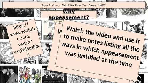 Appeasement - Hitler's foreign policy and British responses. | Teaching ...
