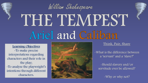 The Tempest - Ariel and Caliban! | Teaching Resources