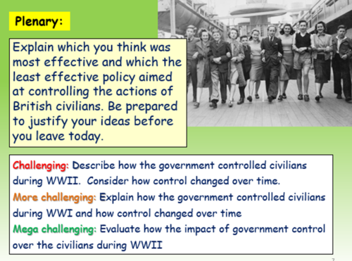 Impact of War WWII Civilians | Teaching Resources