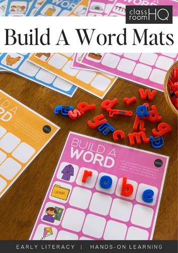 Build A Word CVC CVCC CCVC CVCe Pack | Teaching Resources