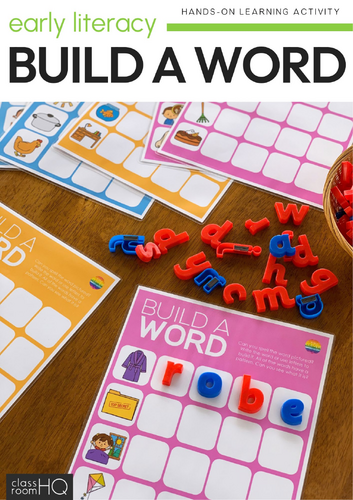 Build A Word CVC CVCC CCVC CVCe Pack | Teaching Resources