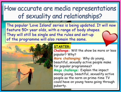 Sex and the Media PSHE | Teaching Resources