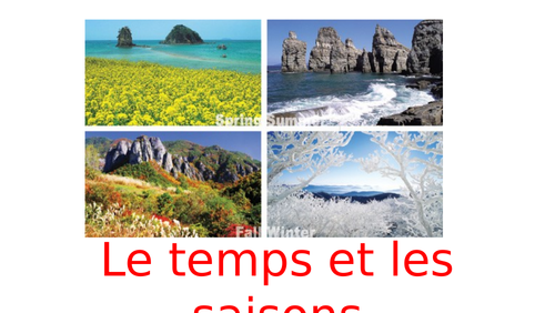Weather and Seasons KS1 French | Teaching Resources