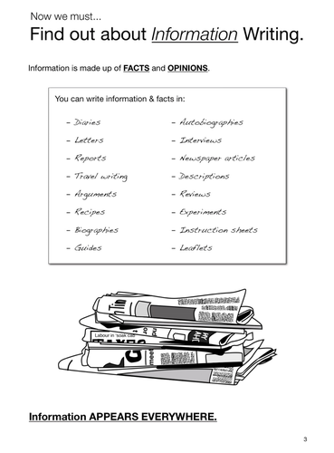 Information Writing DIGITAL UNIT to use with GOOGLE CLASSROOM (9-14 ...