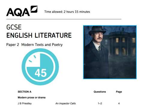 ENGLISH LIT PAPER 2 AQA - 1 HOUR REVISION SESSION - AIC, POWER AND ...