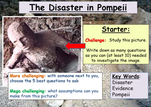 Pompeii - History Skills | Teaching Resources