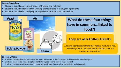 Year 7 Introduction to Food & Nutrition | Teaching Resources