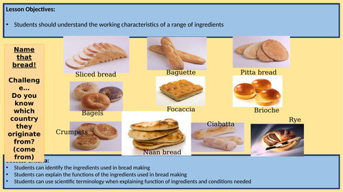 Year 7 Introduction to Food & Nutrition | Teaching Resources
