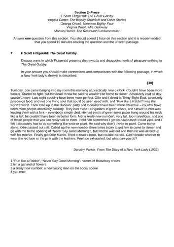 American Literature AS Level Questions | Teaching Resources