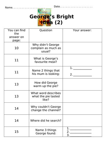 KS1/Lower KS2 Guided Reading questions - various titles/publishers ...