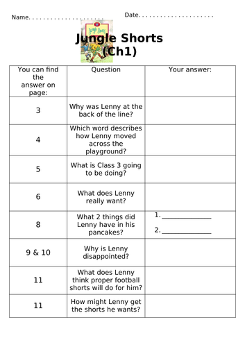 KS1/Lower KS2 Guided Reading questions - various titles/publishers ...