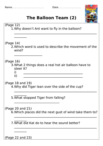 KS1/Lower KS2 Guided Reading questions - various titles/publishers ...