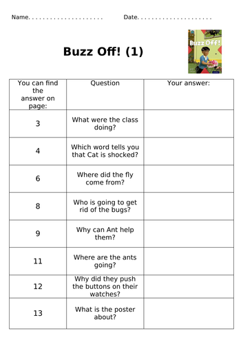 KS1/Lower KS2 Guided Reading questions - various titles/publishers ...